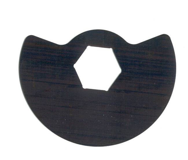 ROTARY VALVE PLATE 104mm X 27mm HEX