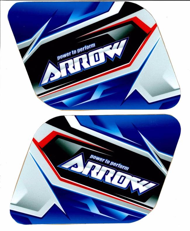 FUEL TANK STICKERS [QTY 2] ARROW KART A