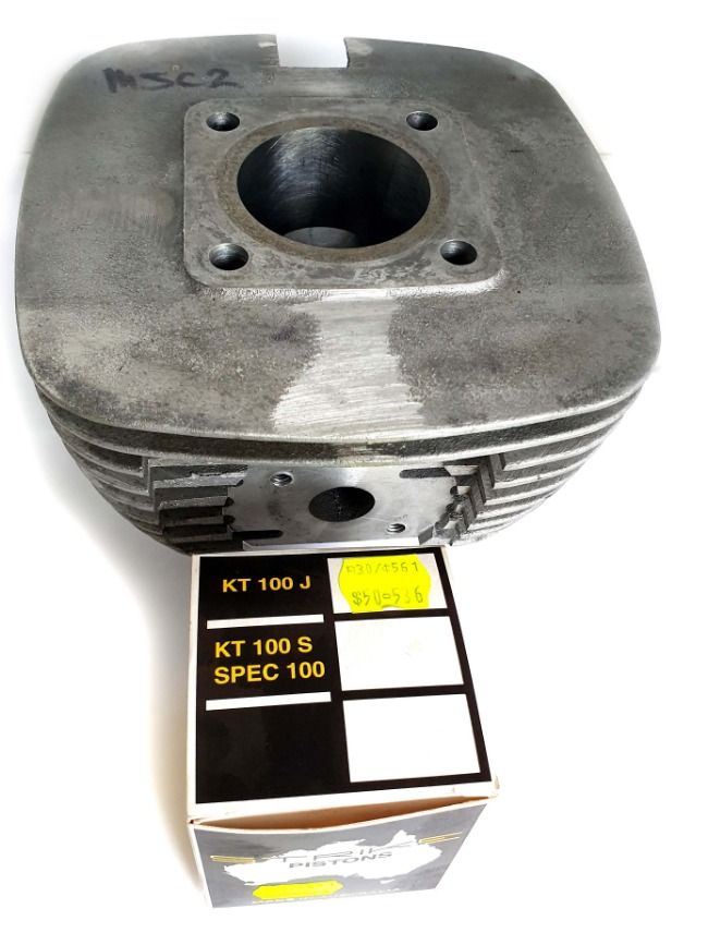 CYLINDER AND PISTON YAMAHA KT100J SECOND HAND 50.53